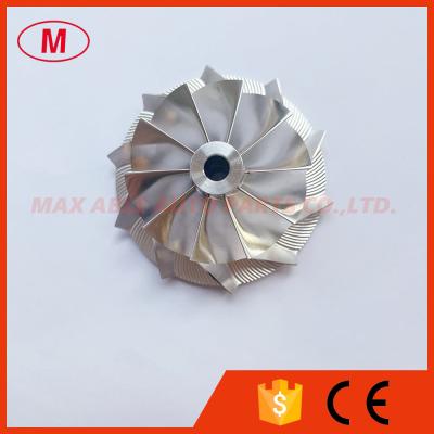 China CT26 43.20/58.00mm 10+0 blades Turbo aluminum 2618/milling/billet compressor wheel for sale