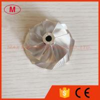 China GTX2860R reverse GEN II 45.66/60.00mm 8+0blades Point milling turbo milling/aluminum 2618/billet compressor wheel for sale