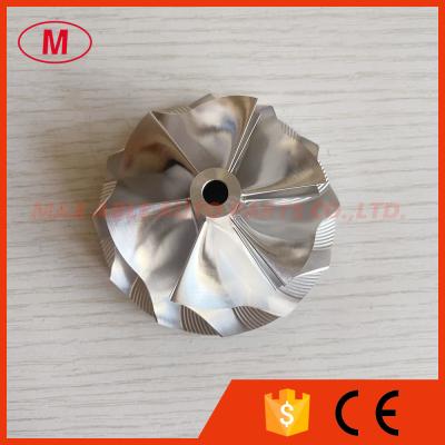 China GT35 Forward 56.66/73.00mm 6+6 Blades Turbocharger Milling/aluminum 2618/billet Compressor Wheel for sale