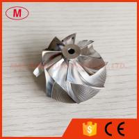 China KP39 forward 38.00/52.00mm 8+0 blades turbocharger milling/aluminum 2618/billet compressor wheel for sale