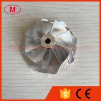 China TD04 Reverse 45.66/60.00mm 8+0blades Point Milling Turbo Milling/aluminum 2618/billet Compressor Wheel for sale
