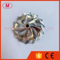 China TD04HL reverse 48.50/63.00mm 7+7blades LEP Style, Performance Design turbo Turbocharger milling/aluminum 2618/billet compressor wheel for sale
