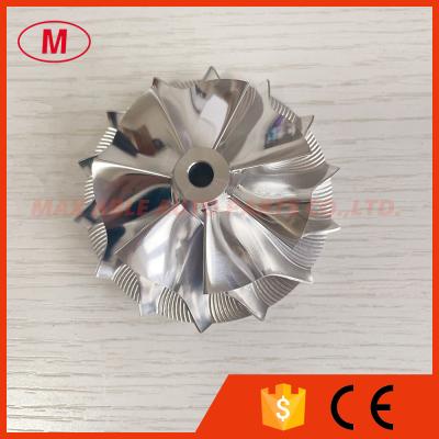 China K16 50.00/65.00mm 7+7 blades high performance turbo milling/aluminum 2618/billet compressor wheel for sale
