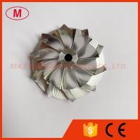 China GT15-25 42.20/60.40mm 10+0 blades turbo milling/aluminum 2618/billet compressor wheel for racing for sale