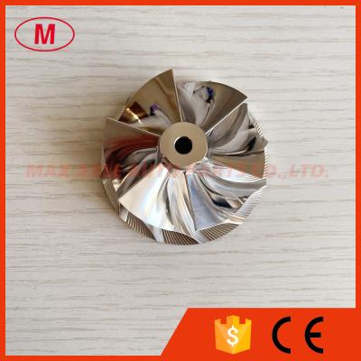China TD04L6,18900-5BF-A01 Forward 49.25/58.00mm 6+6 Blades Billet Compressor Wheel for 18900-5BF-A010-M3, 189005BFA010M3, 18900-5BF-A01, 189005BFA01 2017- Honda Civic Type R (FK8) with KA 6MT Engine for sale