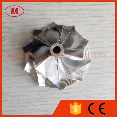 China CT26 48.04/68.00mm 5+5 Blades high performance turbo billet/aluminum 2618/milling compressor wheel for TOYOTA for sale