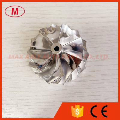 China TD04H reverse 53.30/68.00mm 7+7 blades Turbo milling/aluminum 2618/billet compressor wheel for sale