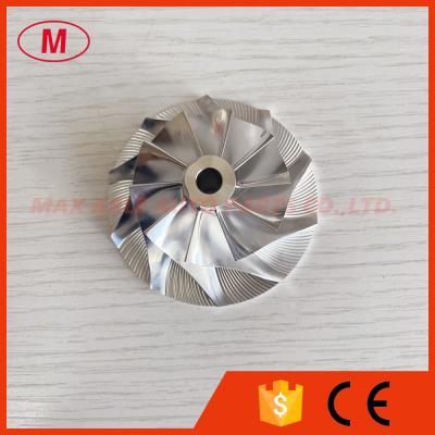 China CT26 17291-17010 42.12/64.89mm 10+0 blades Small Nose ,High Blade ,Durability version Turbocharger aluminum 2618/milling/billet compressor wheel for 17201-17010 for sale