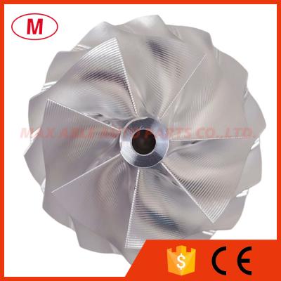 China G25-660 Forward 54.28/67.40mm 7+7Blades Point Milling Turbo Aluminum 2618/Milling/billet Compressor Wheel for 858161-5003S for sale