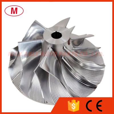 China GT28 6+6 Blades 44.60/60.07mm Turbocharger Milling/aluminum 2618/Billet Compressor Wheel for 409096-0020 for sale