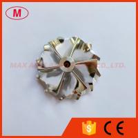 China KP39 reverse 6+6 blades 38.50/46.00mm high performance turbo milling/aluminum 2618/billet compressor wheel for sale