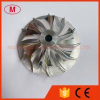 China TD45 447439-0015 60.96/90.02mm 6+6 Blades Turbo Milling/aluminum 2618/billet Compressor Wheel for 466559-0006/ 479002-0001/2 CHRA:441398-0112/0117 for sale