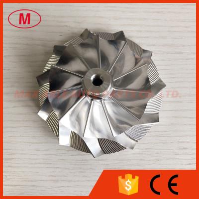 China GT3794 11+0 blades 67.77/94.00mm Turbo milling/aluminum 2618/billet compressor wheel for CHEVY 6.6L for sale
