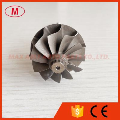 China TF035 37.7/43.1mm 11 Blades reverse Journal Bearing Turbo Turbine Shaft Wheel for sale
