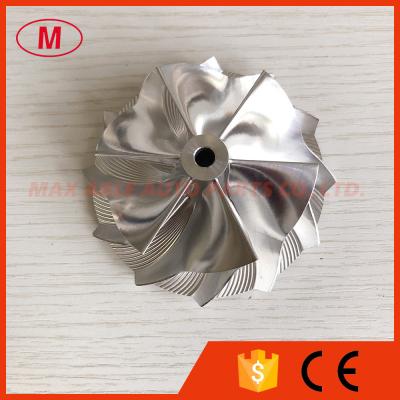 China B03G reverse 6+6 blades 61.99/77.05mm High performance Turbo Billet/milling/aluminum 2618 compressor wheel for sale