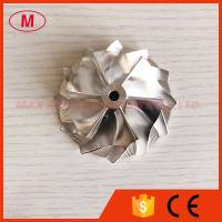 China TD04 reverse 49.00/64.89mm 6+6 blades high performance Turbocharger milling/aluminum 2618/billet compressor wheel for sale