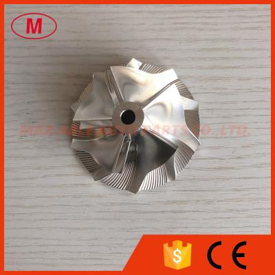 China TD05H reverse 51.20/69.10mm 5+5 blades Turbocharger Billet/milling/aluminum 2618 compressor wheel for sale