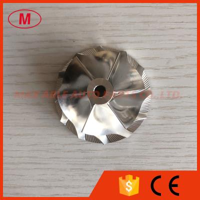 China RHF5 40.65/52.50mm 6+6 blades turbo turbocharger aluminum 2618/milling/billet compressor wheel. for sale