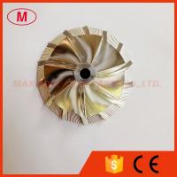 China GT28/30R 49.30/68.01mm 7+7 blades Point milling turbo milling/aluminum 2618/billet compressor wheel for sale