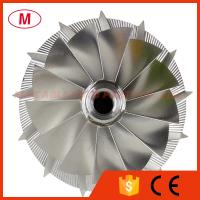 China GTX5533R GENII 88.55/133.30mm 13+0 blades Point Milling, Sharp Trailing Edge milling/billet compressor wheel for 851285-5002S/769210-0050 for sale