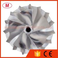China GT55 5+5+5 blades 98.00/133.00mm Performance Design Big radius on nut turbo milling/aluminum 2618/billet compressor wheel for sale