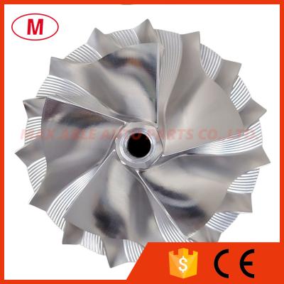 China GT55 5+5+5 blades 98.00/133.00mm Performance Design Big radius on nut turbo milling/aluminum 2618/billet compressor wheel for sale