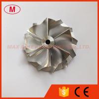 China RHF5 reverse 52.56/68.00mm 6+6 blades high performance aluminum 2618/Billet/milling compressor whe for sale