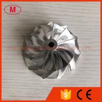 China GT2871 reverse 452546-0005 53.11/70.98mm 11+0 blades turbo milling/aluminum 2618/billet compressor wheel for 452546-0005 for sale