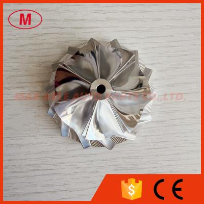 China K04 53.00/68.00mm 7+7 blades forward turbo milling/aluminum 2618/billet compressor wheel for sale