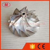 China K04 53.00/68.00mm 7+7 blades forward turbo milling/aluminum 2618/billet compressor wheel for sale