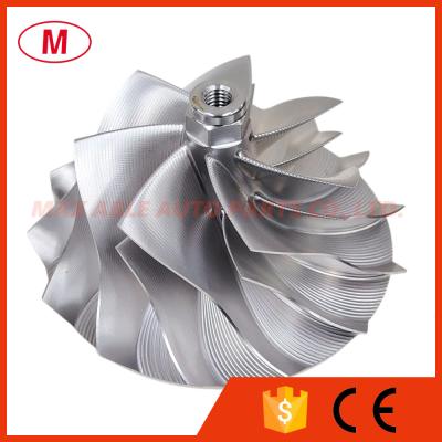 China GTX4202 6418-4 75.83/102.75mm 7+7blades high performance point milling turbocharger milling/aluminum 2618/billet compressor wheel for sale