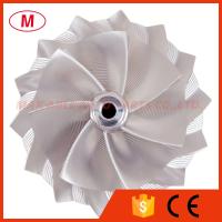 China GTX4202 6418-4 75.83/102.75mm 7+7blades high performance point milling turbocharger milling/aluminum 2618/billet compressor wheel for sale