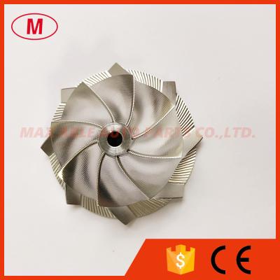 China GTX3071 GEN ll 8+0 blades 54.06/71.40mm point milling performance milling/billet compressor wheel for 856801-0006/0005 for sale