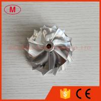 China RHF5 reverse 46.50/60.00mm 7+7blades high performance turbocharger milling/aluminum 2618/billet compressor wheel for sale