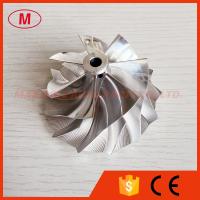 China RHF5 reverse 46.50/60.00mm 7+7blades high performance turbocharger milling/aluminum 2618/billet compressor wheel for sale