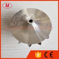 China RHF5 reverse 46.50/60.00mm 7+7blades high performance turbocharger milling/aluminum 2618/billet compressor wheel for sale