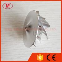 China RHF5 reverse 46.50/60.00mm 7+7blades high performance turbocharger milling/aluminum 2618/billet compressor wheel for sale
