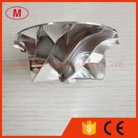 China B03G reverse 55.50/76.13mm 7+7 blades Turbocharger milling/aluminum 2618/billet compressor wheel for sale