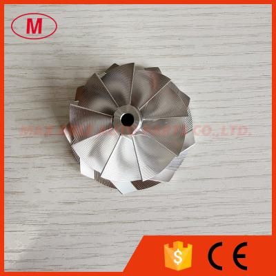 China TD04HL 47.04/58.00mm 9+0 blades point milling Turbocharger milling/aluminum 2618/billet compressor wheel for sale