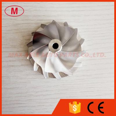 China GT15-25 47.00/61.98mm 7+7 blades Point milling Turbo milling/aluminum 2618/billet compressor wheel for sale