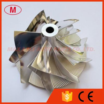 China G30/G35-900 Forward 884001/19251 61.75/76.60mm 5+5 Blades Turbo Milling/billet Compressor Wheel for 880695-5001S/880700-5001S/880700-5002S/880700-5003S/880700-5004S/880693-5003S/880704-50 for sale