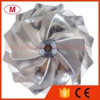 China GT15-25 reverse 6+6 blades 46.50/60.00mm LEP style high Performance milling/aluminum 2618/billet compressor wheel for sale
