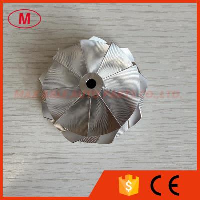 China GT15-25 Reverse 54.28/67.40mm 9+0 Blades Point Milling Turbo Aluminum 2618/billet Compressor Wheel for sale
