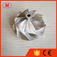 China GT15-25 forward 48.34/60.01mm 9+0blades point milling turbo milling/aluminum 2618/billet compressor wheel for sale