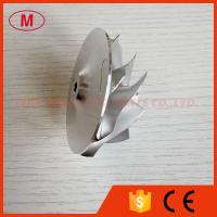 China GT15-25 forward 48.34/60.01mm 9+0blades point milling turbo milling/aluminum 2618/billet compressor wheel for sale