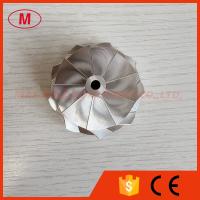 China GT15-25 forward 48.34/60.01mm 9+0blades point milling turbo milling/aluminum 2618/billet compressor wheel for sale