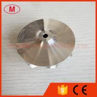 China GT15-25 forward 48.34/60.01mm 9+0blades point milling turbo milling/aluminum 2618/billet compressor wheel for sale