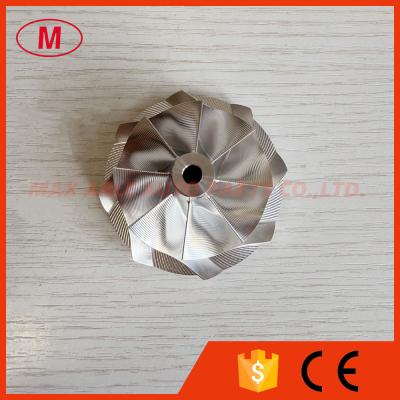 China GT15-25 45.66/60.01mm 8+0blades Point Milling Turbo Milling/aluminum 2618/billet Compressor Wheel for sale