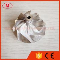 China GT15-25 45.66/60.01mm 8+0blades Point Milling Turbo Milling/aluminum 2618/billet Compressor Wheel for sale