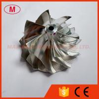 China GT35 67.43/82.00mm 6+6 blades high performance turbocharger milling/aluminum 2618/billet compressor whee for sale
